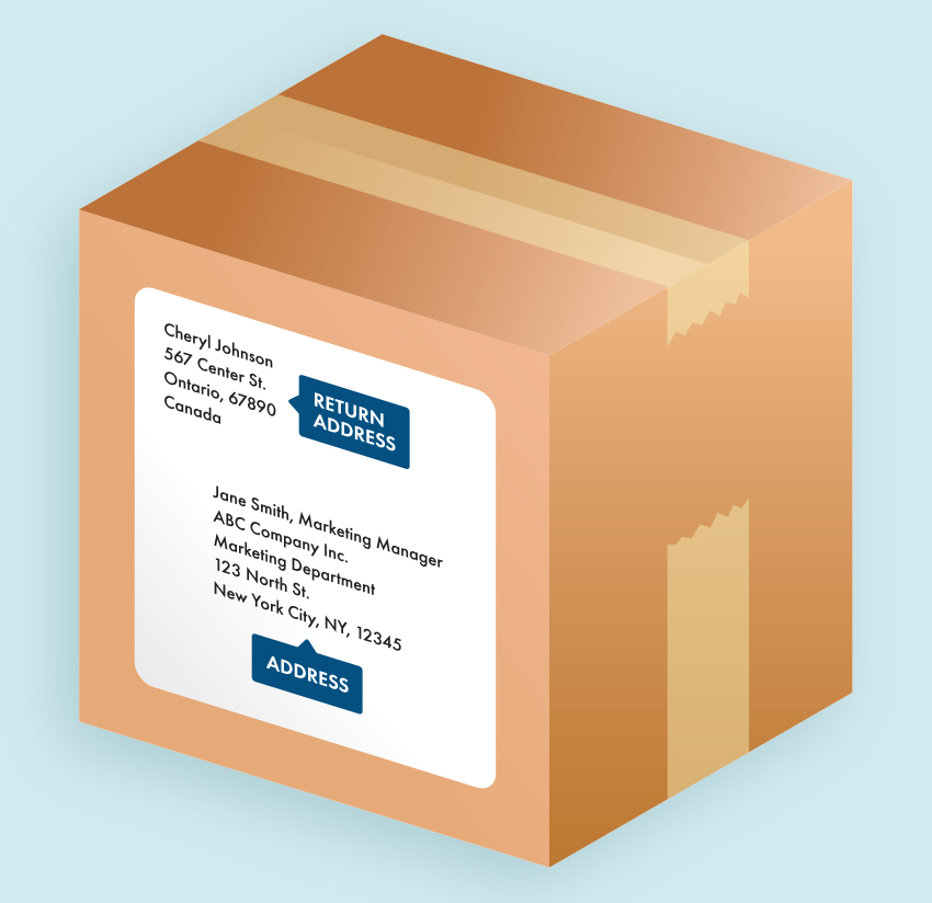 How To Address An Envelope W B Mason